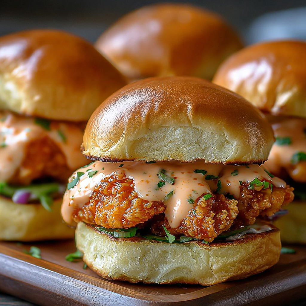 Bang Bang Chicken Sliders