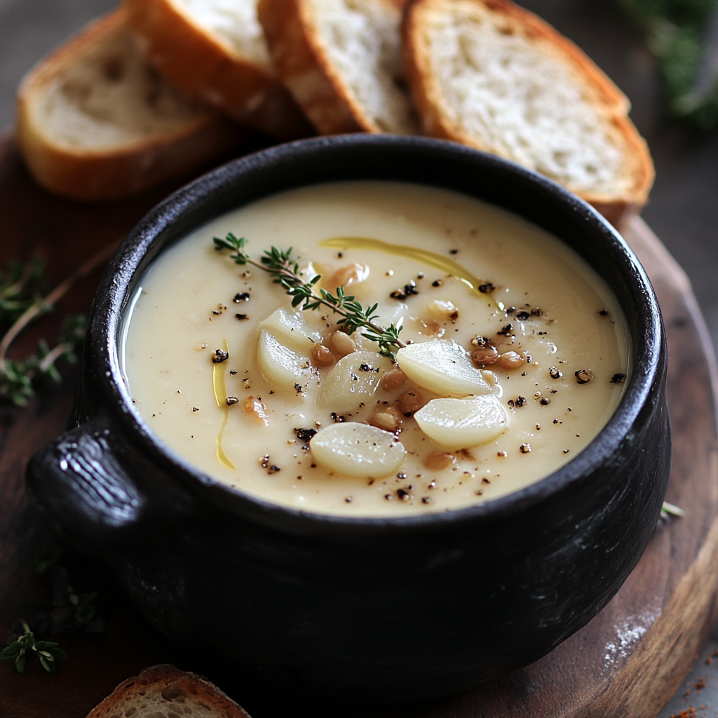 Classic French Garlic Soup