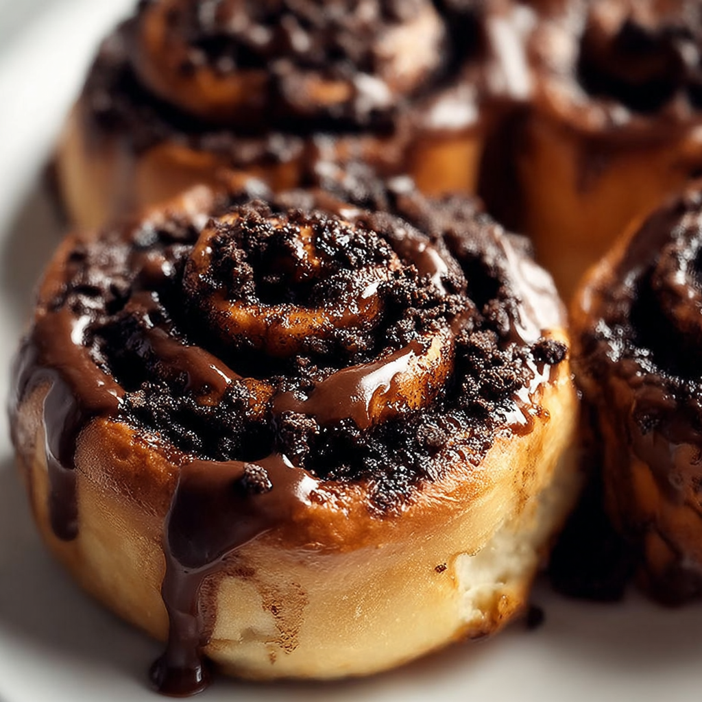 Delicious Chocolate Cinnamon Rolls