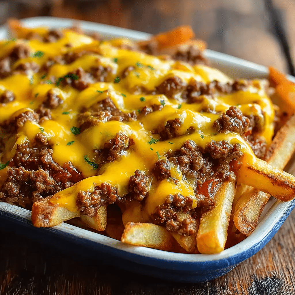 Best Cheeseburger French Fry Casserole